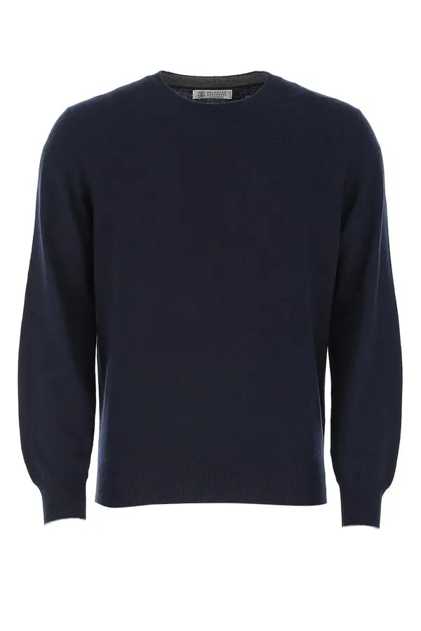 Brunello Cucinelli Crew Neck Long Sleeve Sweater