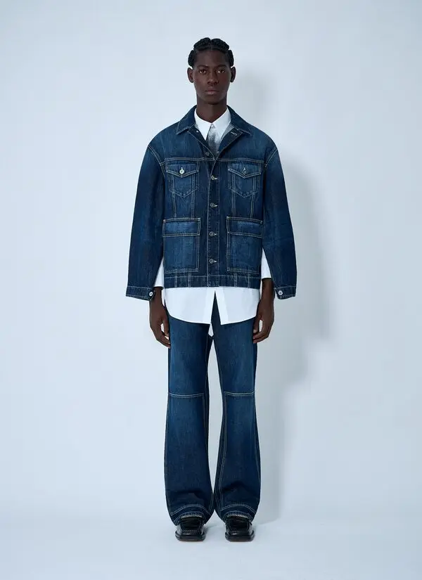 JEAN PAUL GAULTIER Cut.out Denim Jacket