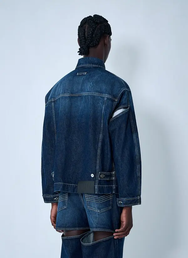 JEAN PAUL GAULTIER Cut.out Denim Jacket
