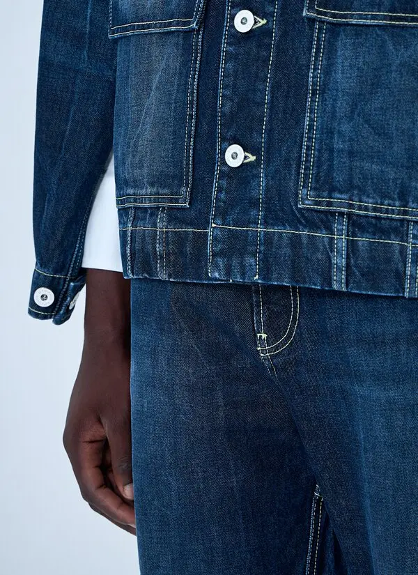 JEAN PAUL GAULTIER Cut.out Denim Jacket