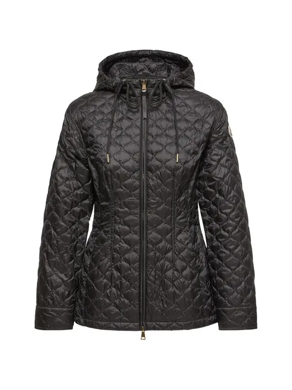 Moncler Arum Quilted Down Jacket With Hood - Multicolor