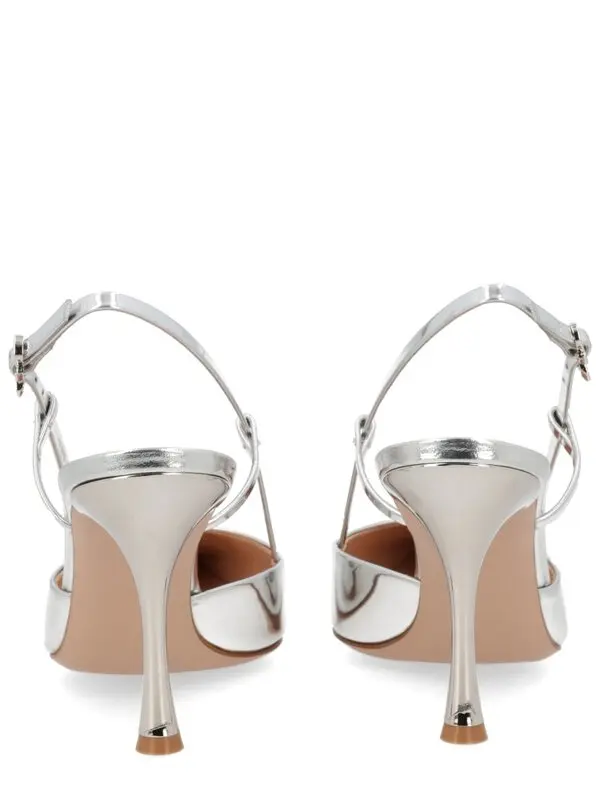 GIANVITO ROSSI Slingback Pumps - Silver
