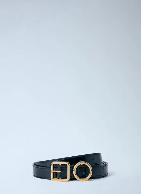 Jacquemus La Ceinture Regalo Fine Belt - Black