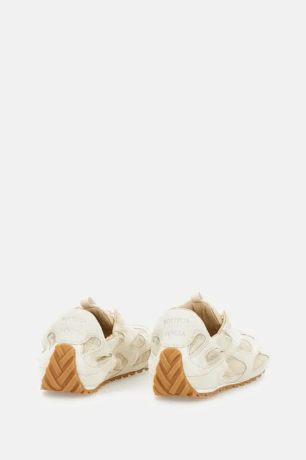 Bottega Veneta Orbit Suede And Nylon Sneakers - Multicolor