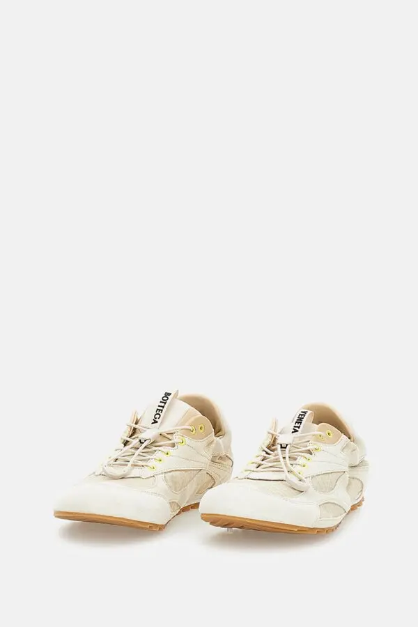 Bottega Veneta Orbit Suede And Nylon Sneakers - Multicolor