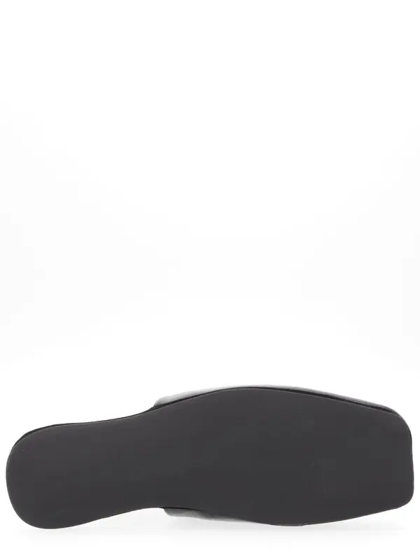 Our Legacy Leather Slipper - Black