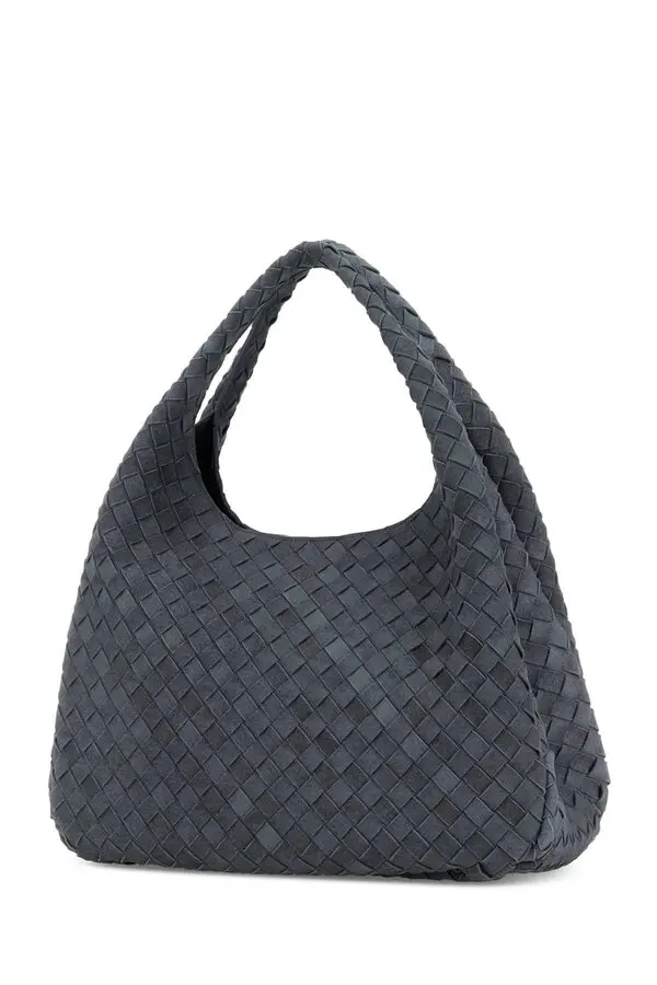 Bottega Veneta Air Force Suede Large Campana Shopping Bag