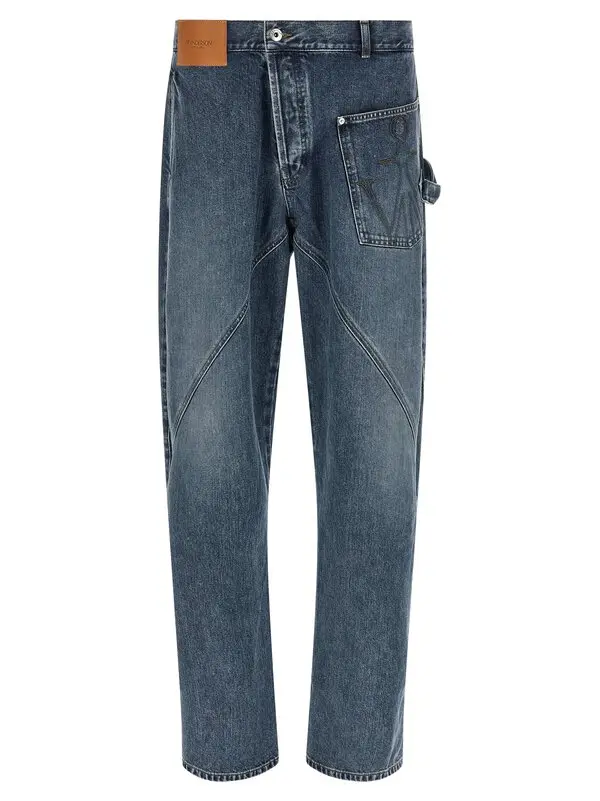 JW Anderson Twisted Workwear Jeans - Blue