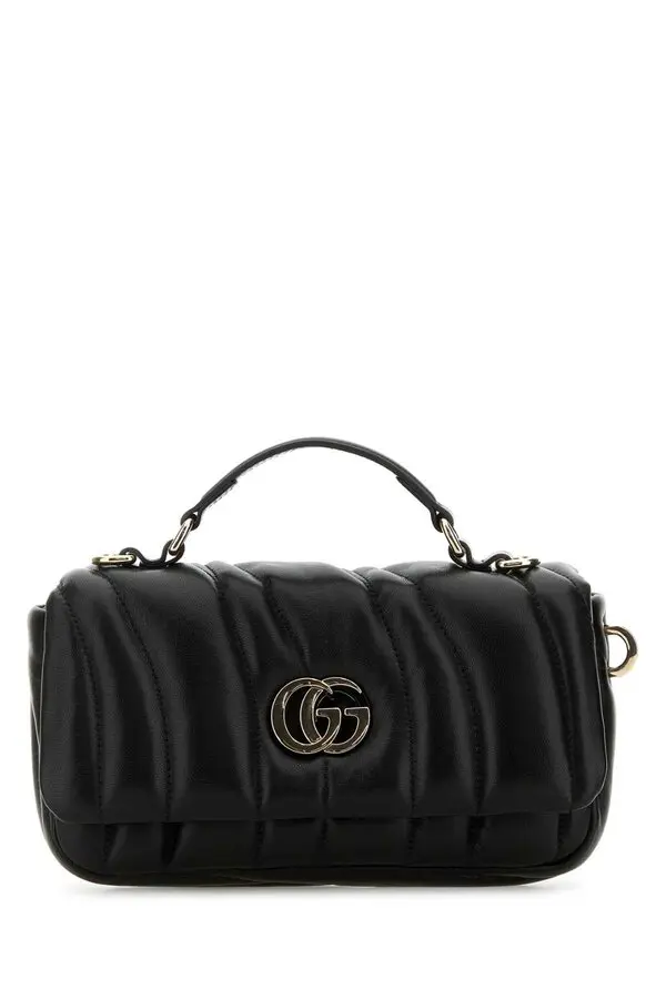 Gucci Leather Gg Milano Handbag