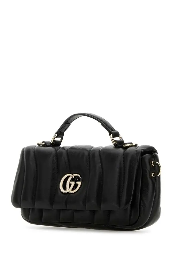 Gucci Leather Gg Milano Handbag
