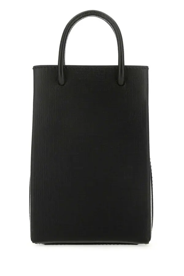 Balenciaga Leather Phone Case - Black