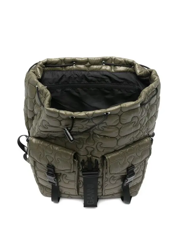 GANNI Quilted Nylon Backpack