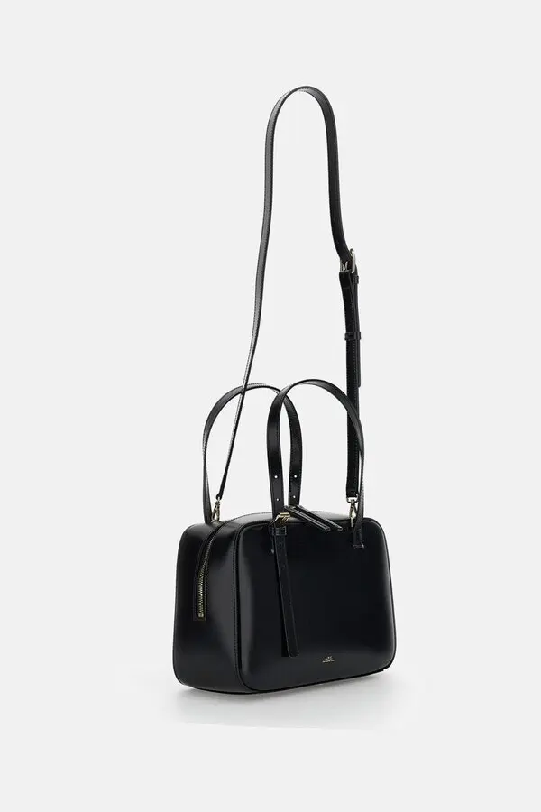 A.p.c. Virginie Box Bag In Smooth Leather - Multicolor