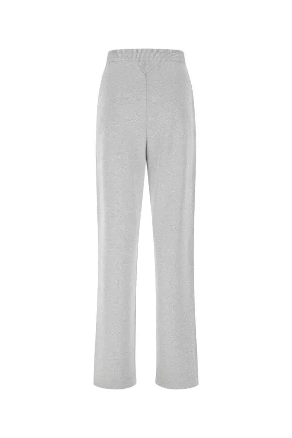 Prada Cashmere Blend Joggers - Gray