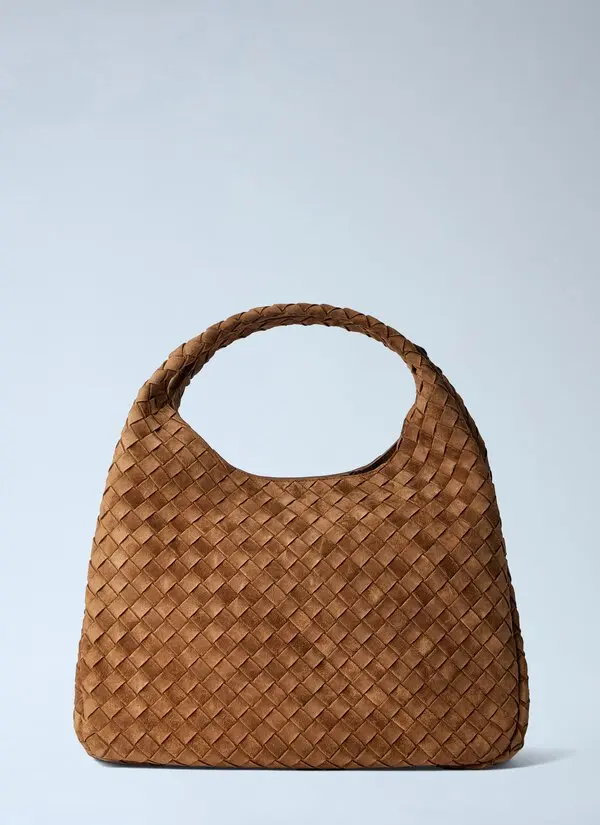 Bottega Veneta Campana Large Hobo Shoulder Bag - Brown