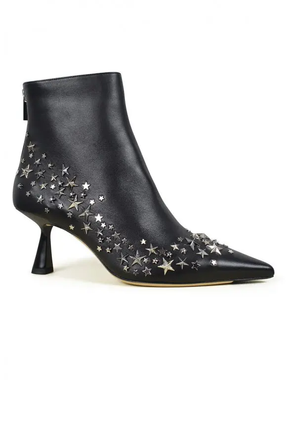 JIMMY CHOO Kix 65 Embellished Star Ankle Boots