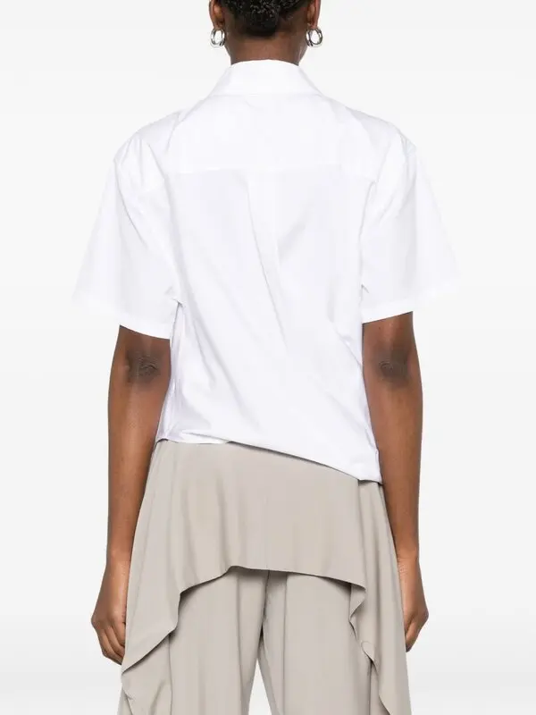 Loewe Cotton Draped Shirt - Multicolor