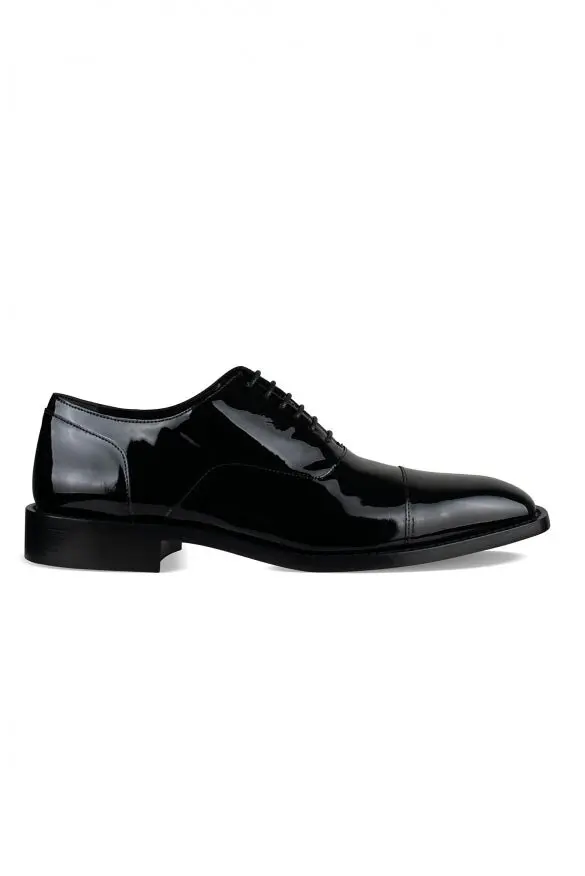 Balenciaga Patent Leather Derby Shoes
