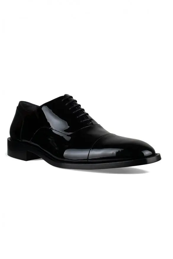 Balenciaga Patent Leather Derby Shoes