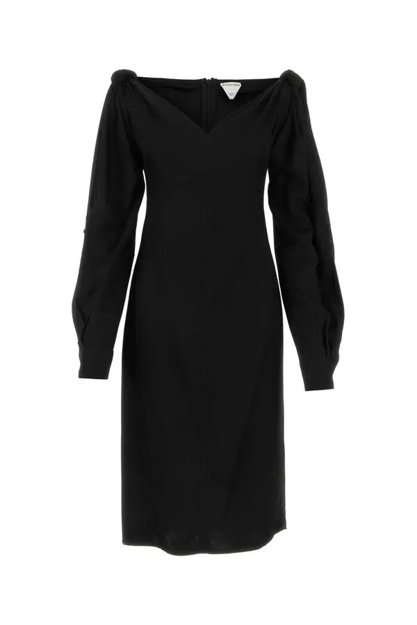 Bottega Veneta Viscose Dress - Black