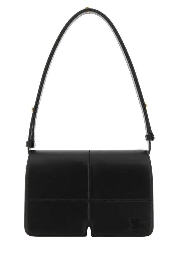 Burberry Leather Shoulder Bag - Black