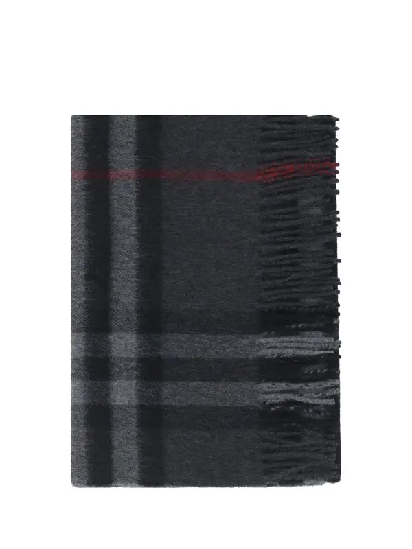 Burberry Cashmere Scarf - Gray