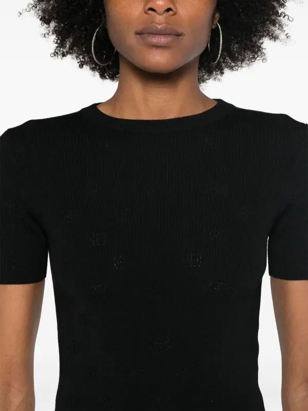 Balenciaga Open-knit Wool Top