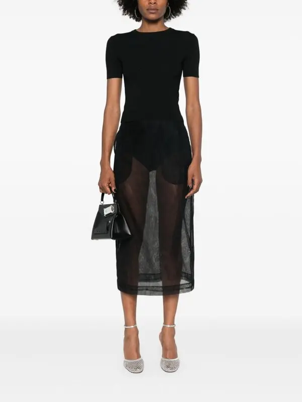 Balenciaga Open-knit Wool Top