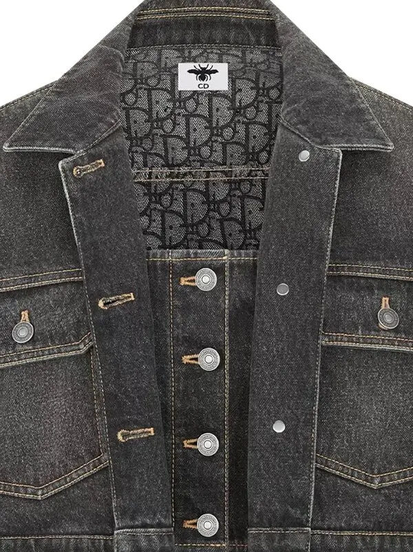 Dior Denim Jacket With Removable Bustier