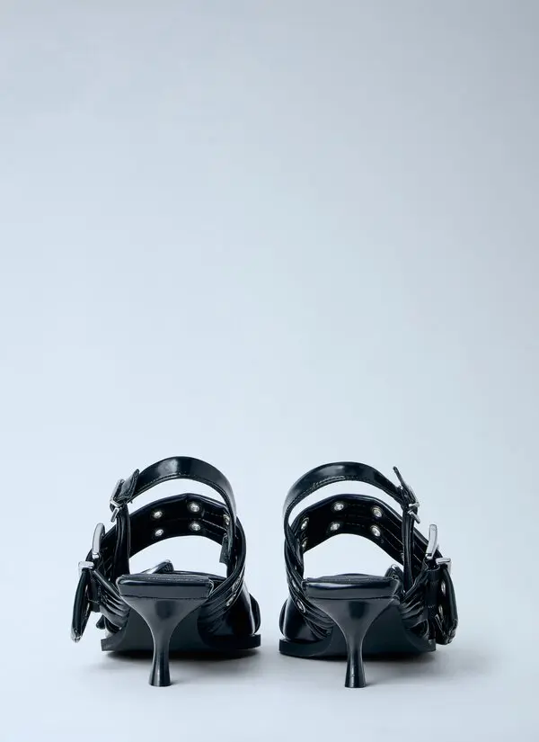 GANNI Slingback Pumps With Buckle Detailing