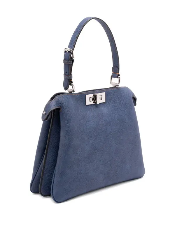Fendi Peekaboo Medium Soft Leather Handbag - Multicolor