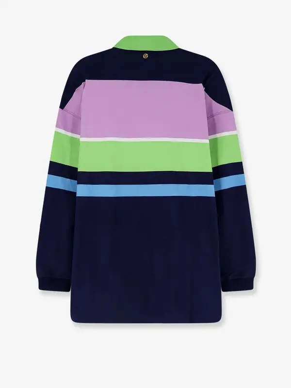 Versace Cotton Sweatshirt With Medusa Detail - Multicolor