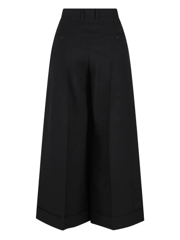Celine Wool Wide-leg Trousers