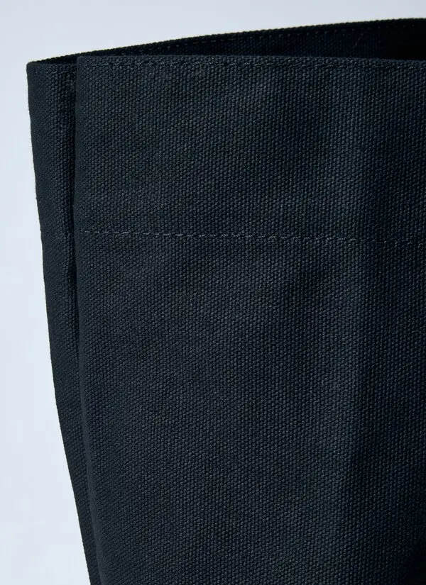 Rick Owens Canvas Embroidered Beach Tote Bag