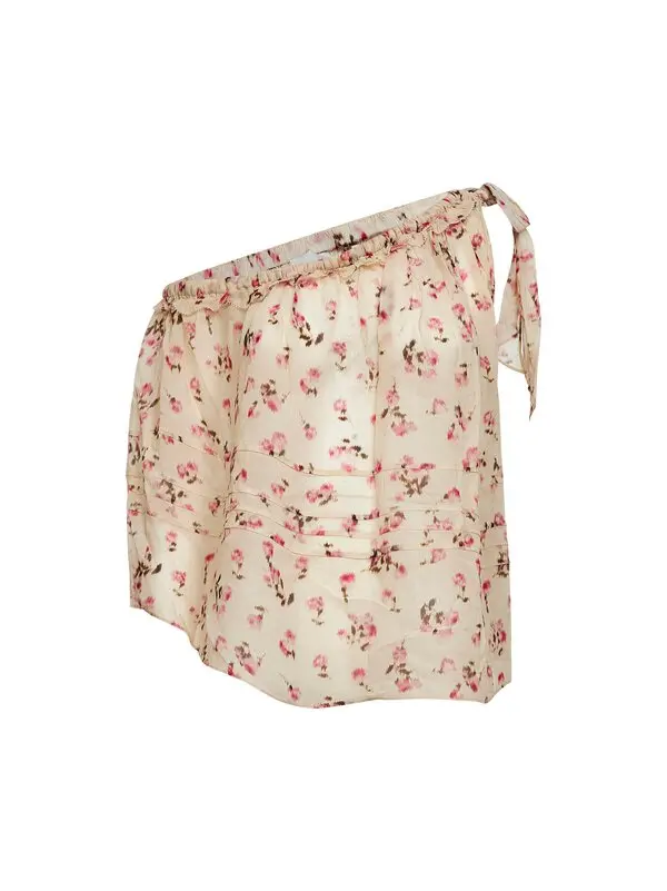 Isabel Marant Étoile Printed One-shoulder Top - Multicolor