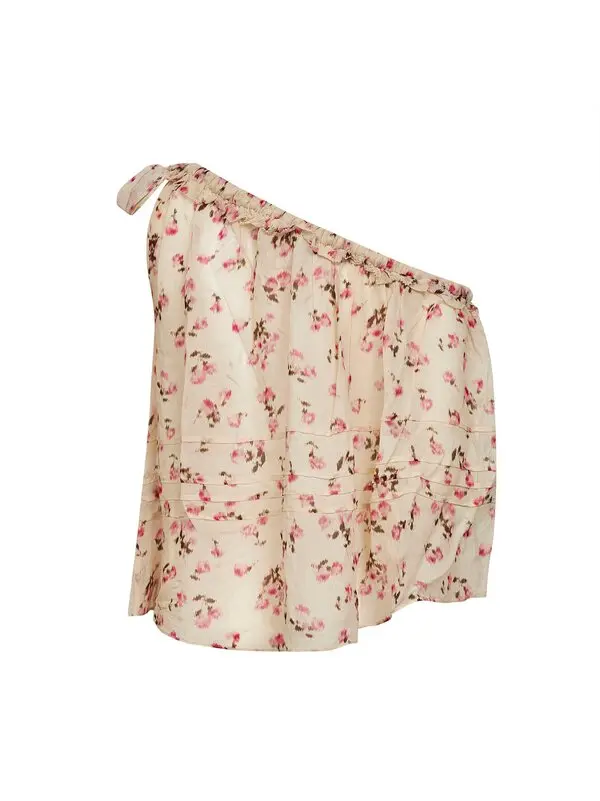 Isabel Marant Étoile Printed One-shoulder Top - Multicolor