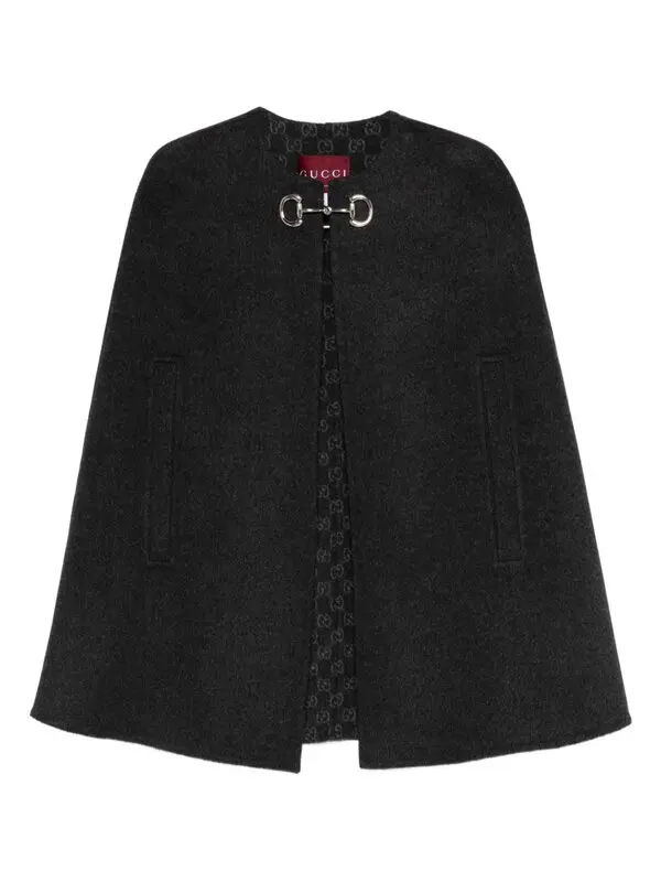 Gucci Wool And Silk Cape - Multicolor