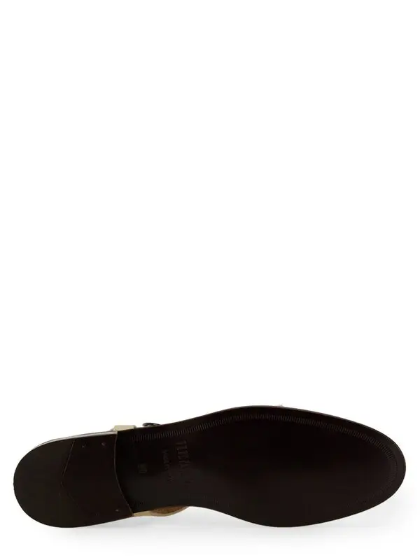 Hereu Leather Sandals With Buckle Fastening - Cream