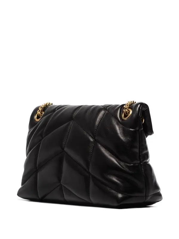 Saint Laurent Puffer Small Leather Shoulder Bag - Multicolor