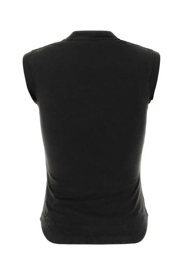Attico Dark Cotton Tank Top