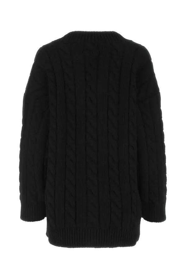 Prada Oversized Wool Blend Cardigan