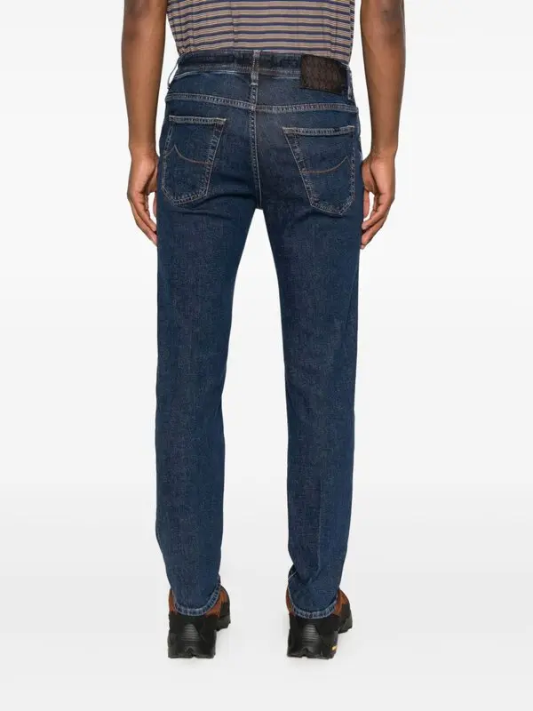 Jacob Cohen Slim Fit Cropped Denim Jeans