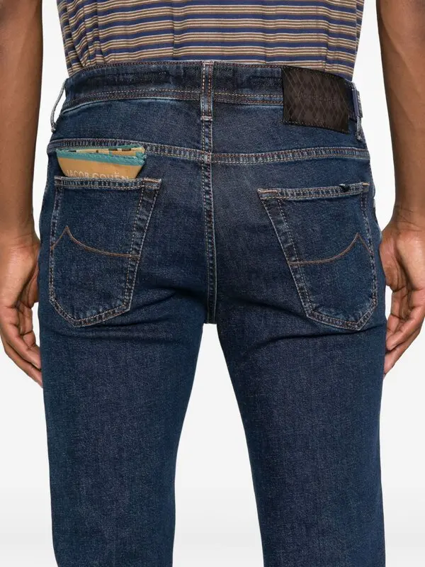 Jacob Cohen Slim Fit Cropped Denim Jeans
