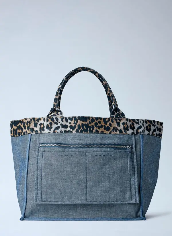 GANNI Medium Trapeze Reversible Shopper Bag