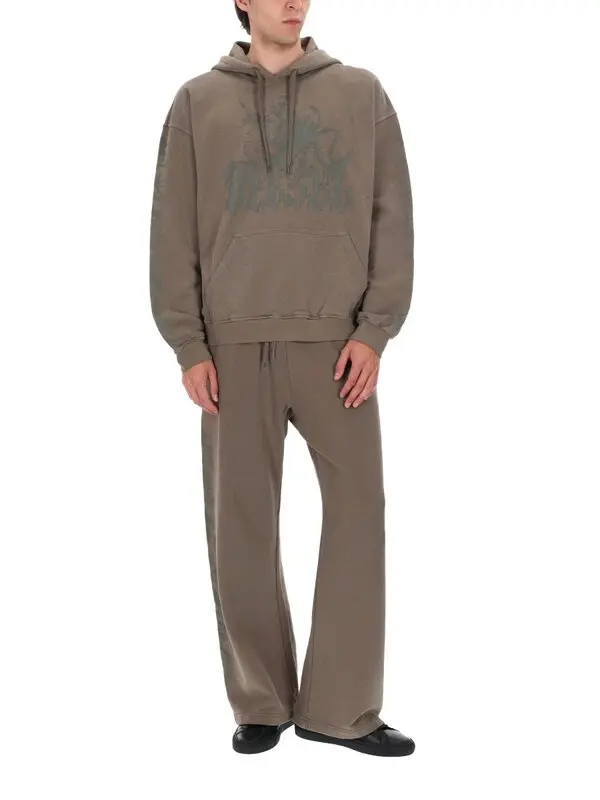 DIESEL® Felpa Con Logo - Brown