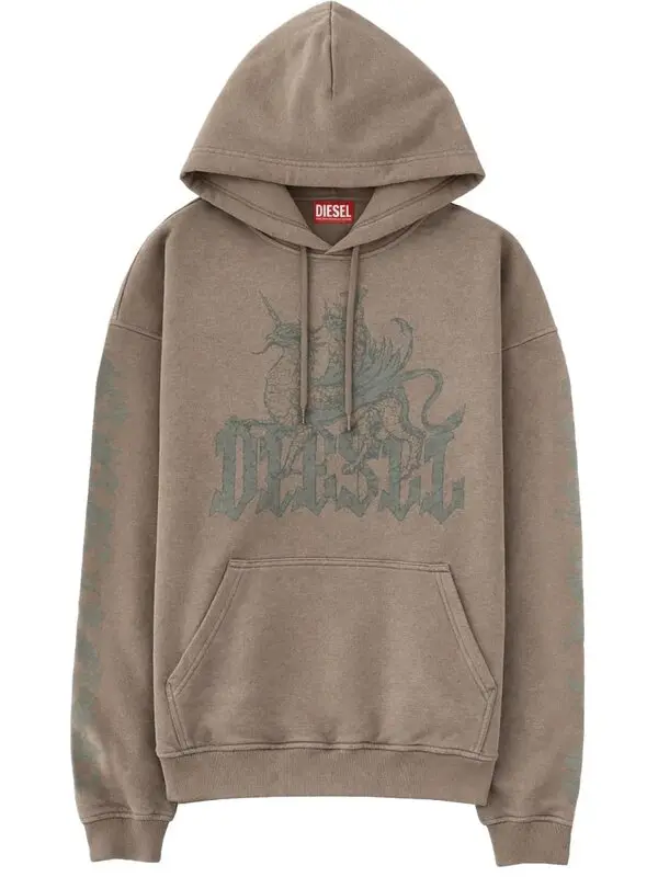 DIESEL® Felpa Con Logo Hoodie