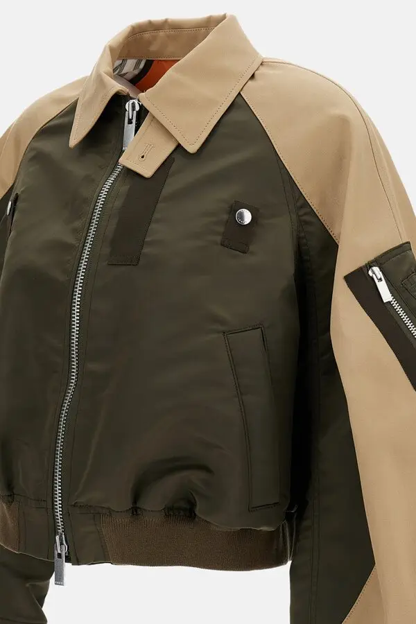 Sacai Cotton Chino X Nylon Twill Blouson