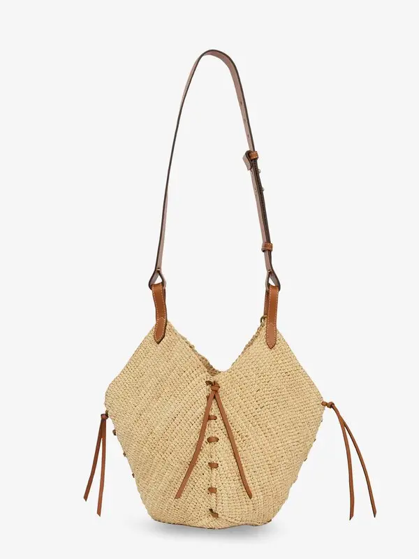 Isabel Marant Étoile Losange Raffia Shoulder Bag