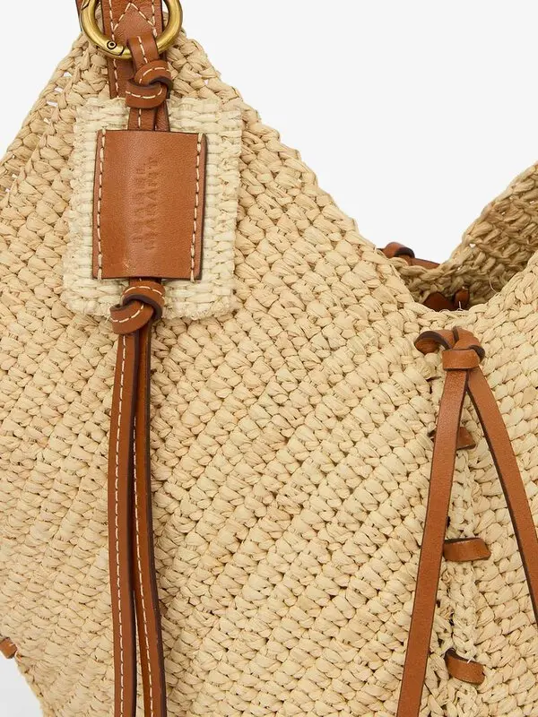 Isabel Marant Étoile Losange Raffia Shoulder Bag