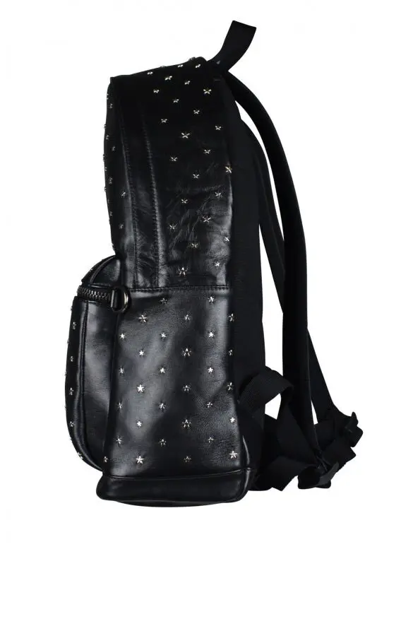 JIMMY CHOO Wilmer Backpack With Star Studs - Black